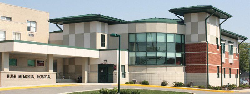 hospital front | Rush Memorial Hospital Foundation